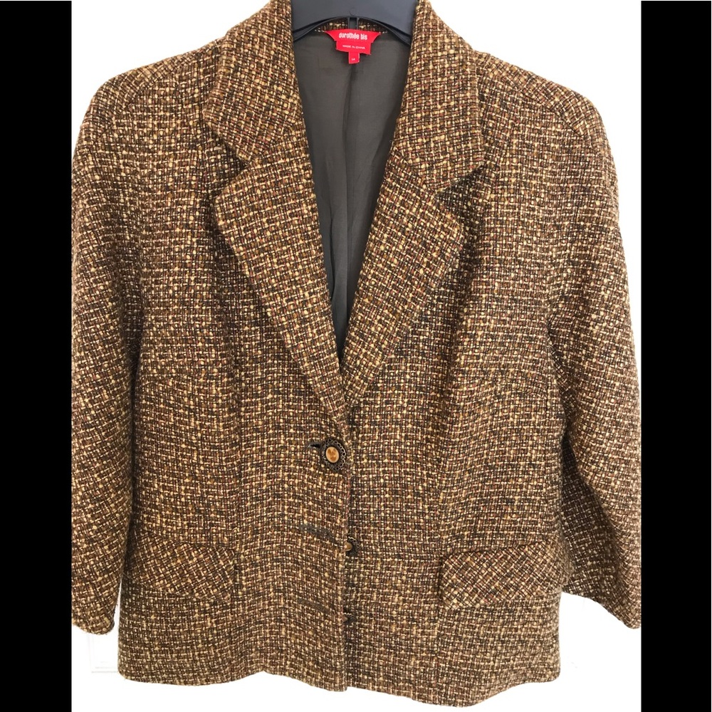 Vintage Tweed Blazer - Gem